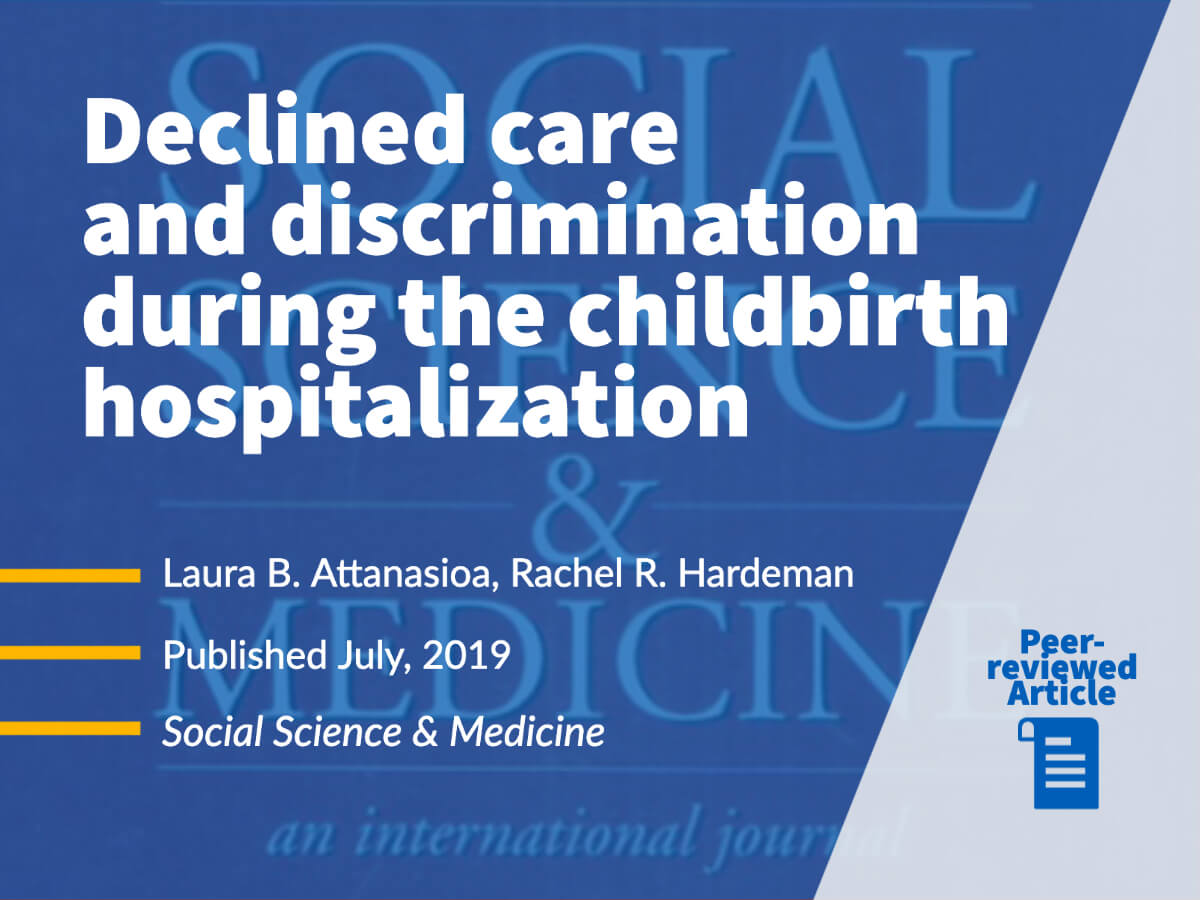 Perinatal Health Research & Reporting | Diversity Science