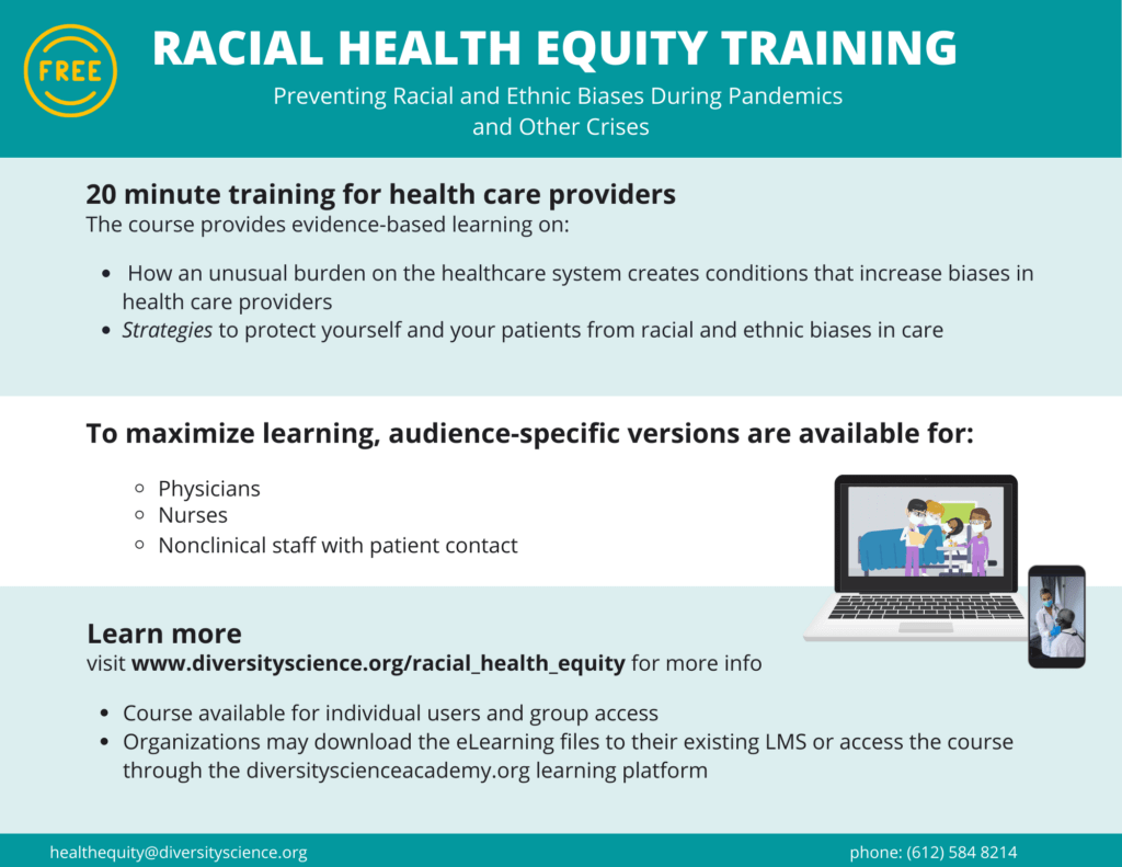 Racial Health Equity in Patient Care | Diversity Science